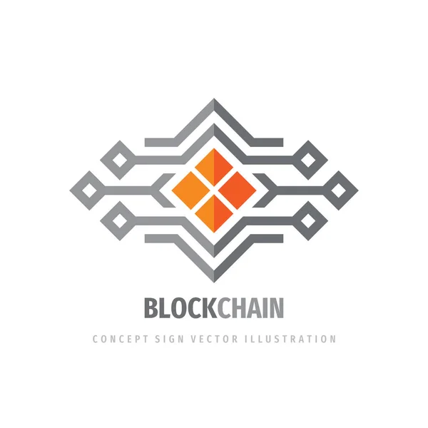 Blockchain logo Vector Art Stock Images | Depositphotos
