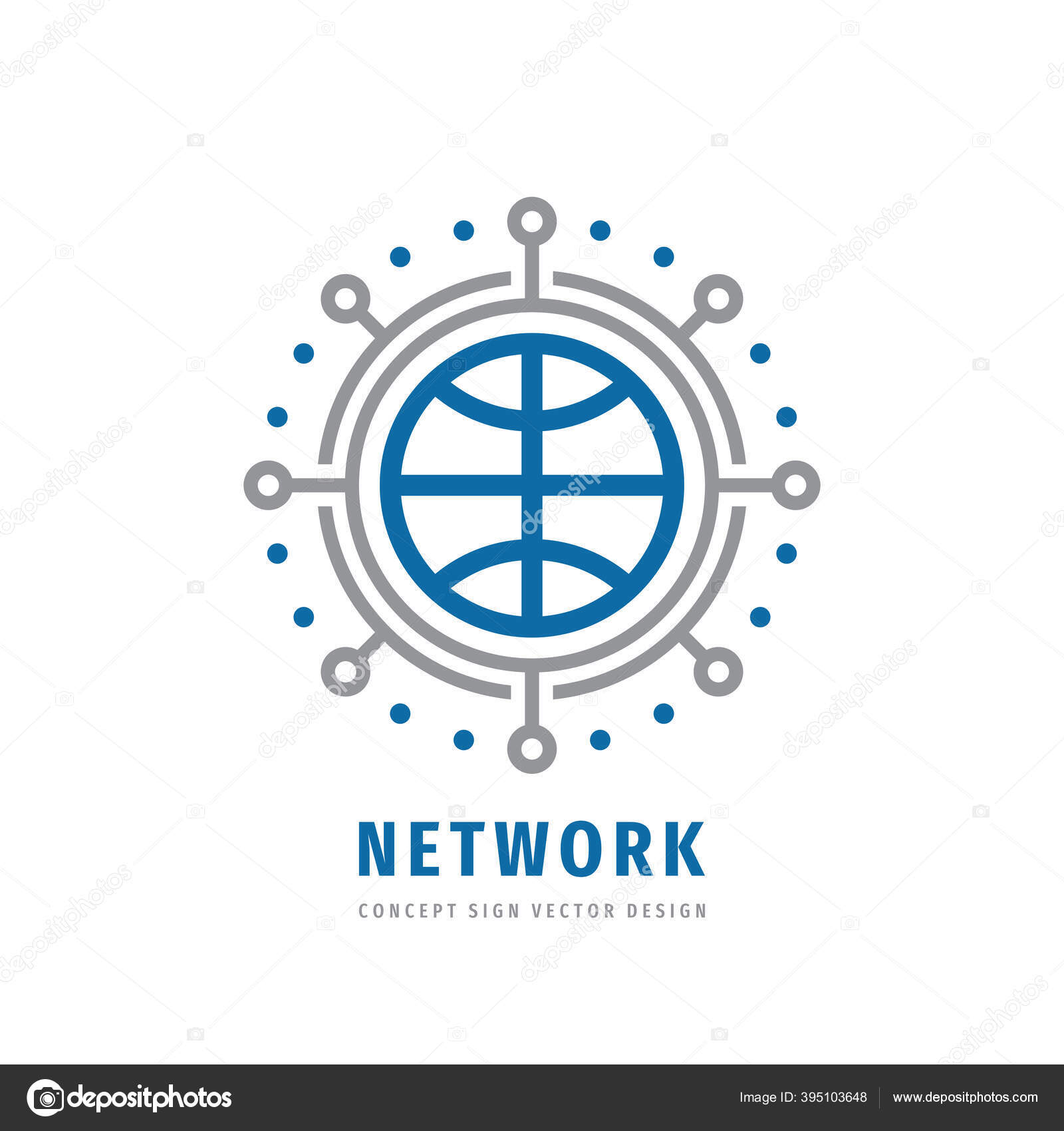 Global Network Logo Design