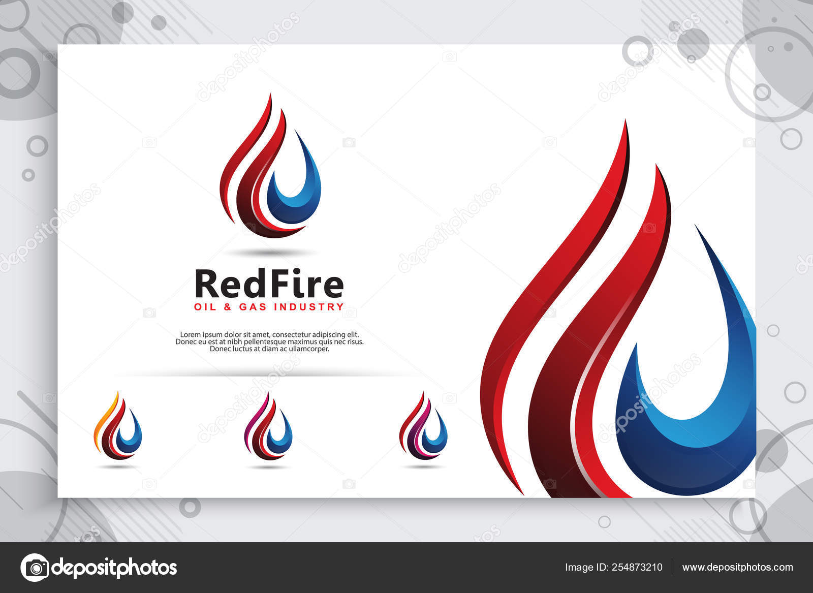 3d fire vector logo with modern concept style used for as a symbol of ...