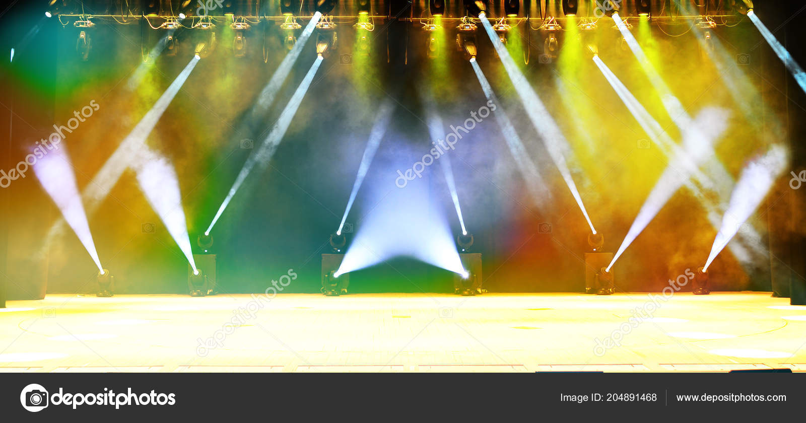 Concert Stage Background Empty