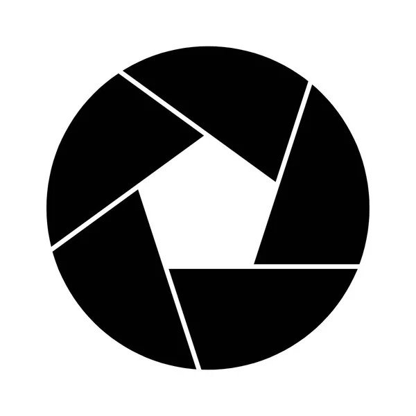 Camera Shutter Icon Symbol Shutter Blade Camera Vector Illustration ...