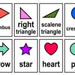 Basic Geometric Shapes with Captions Stock Vector by ©izakowski 12109897