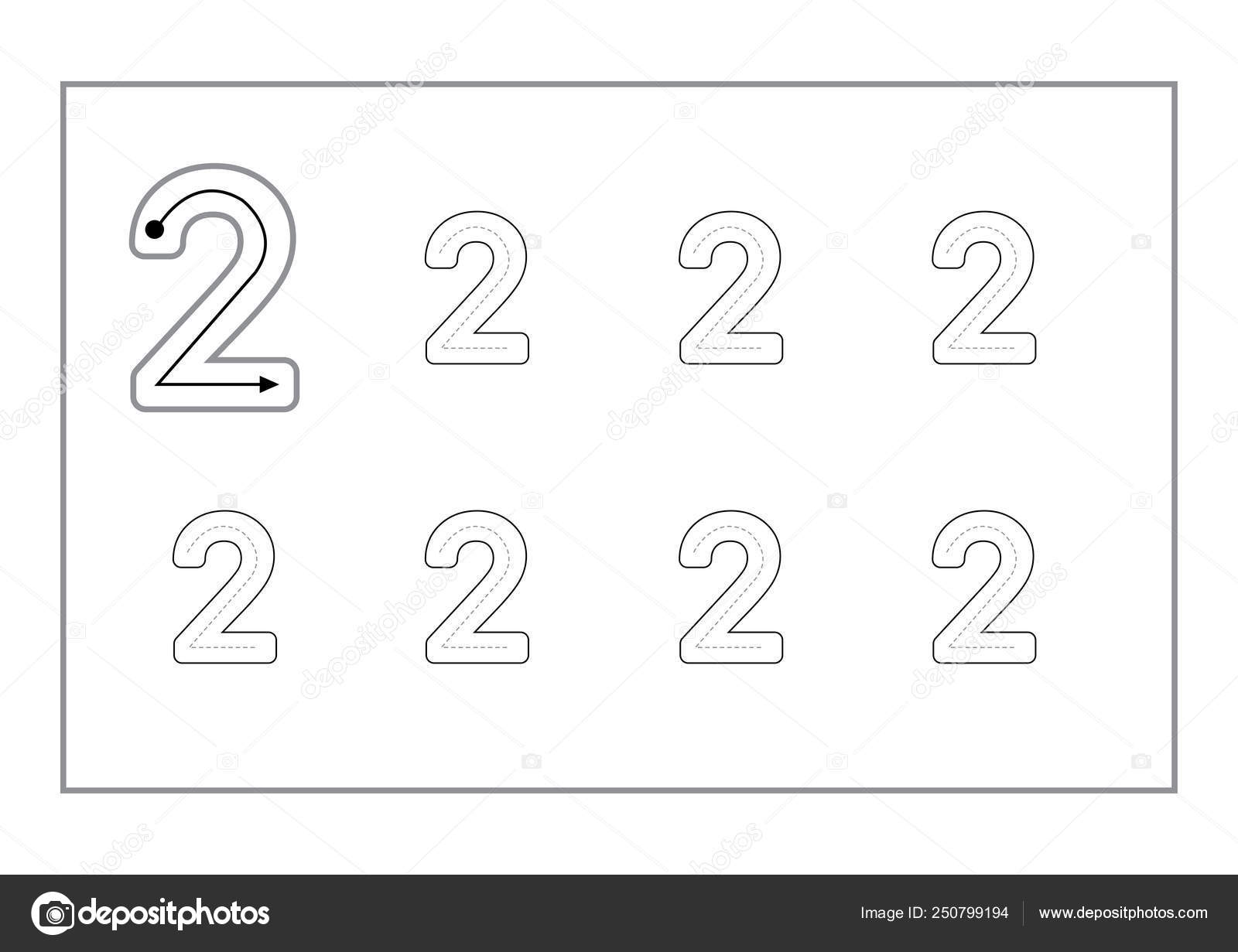 Free Handwriting Pages Writing Numbers Learning Numbers Numbers Tracing ...