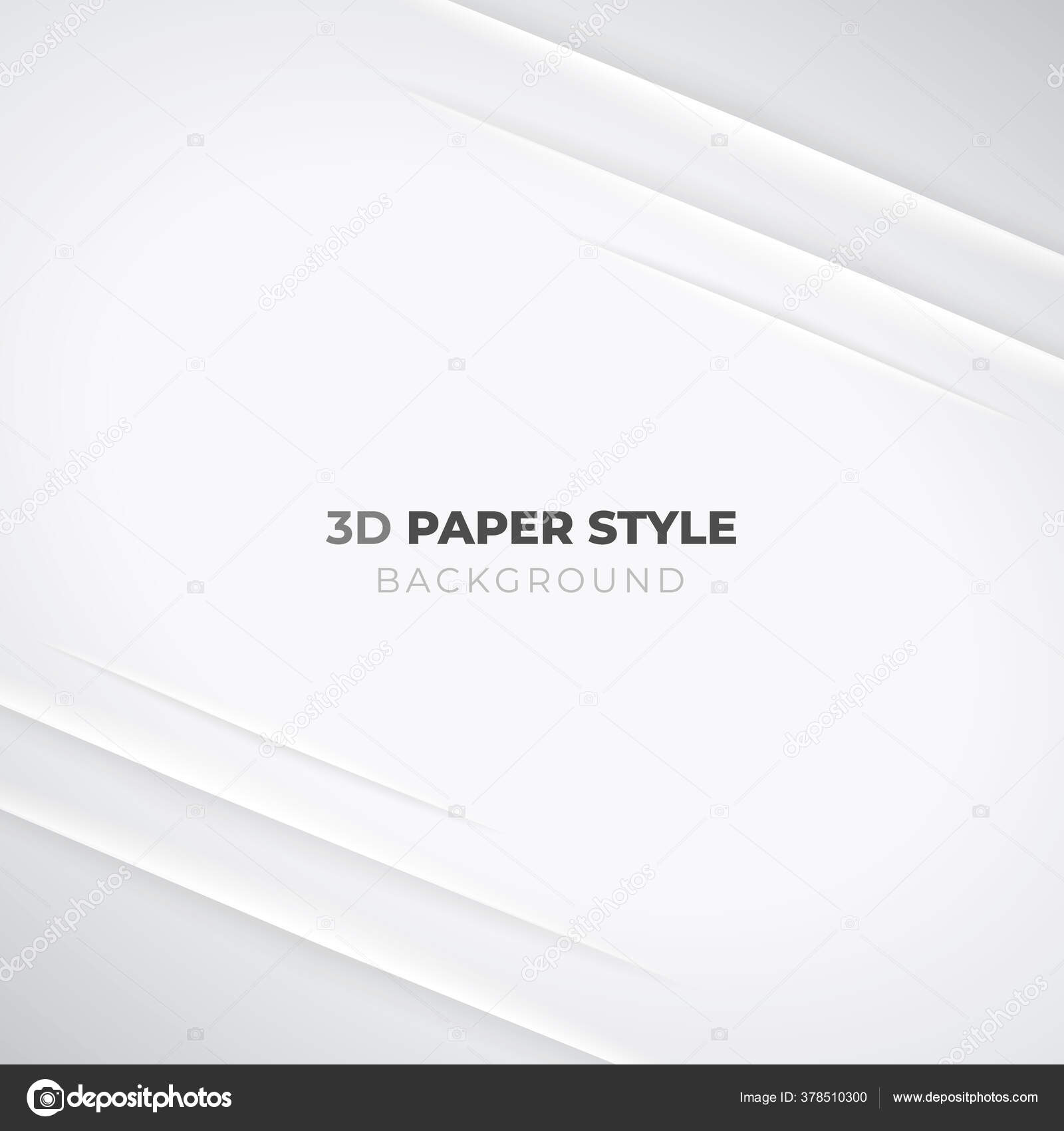 Folded Paper Background Isolated Vector Elements Stock Vector Image by ...