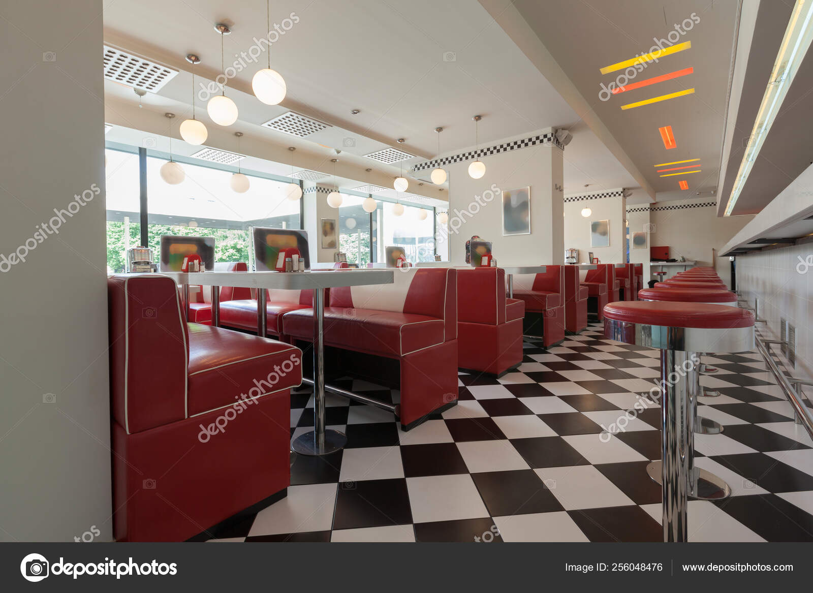 50s Diner Interior