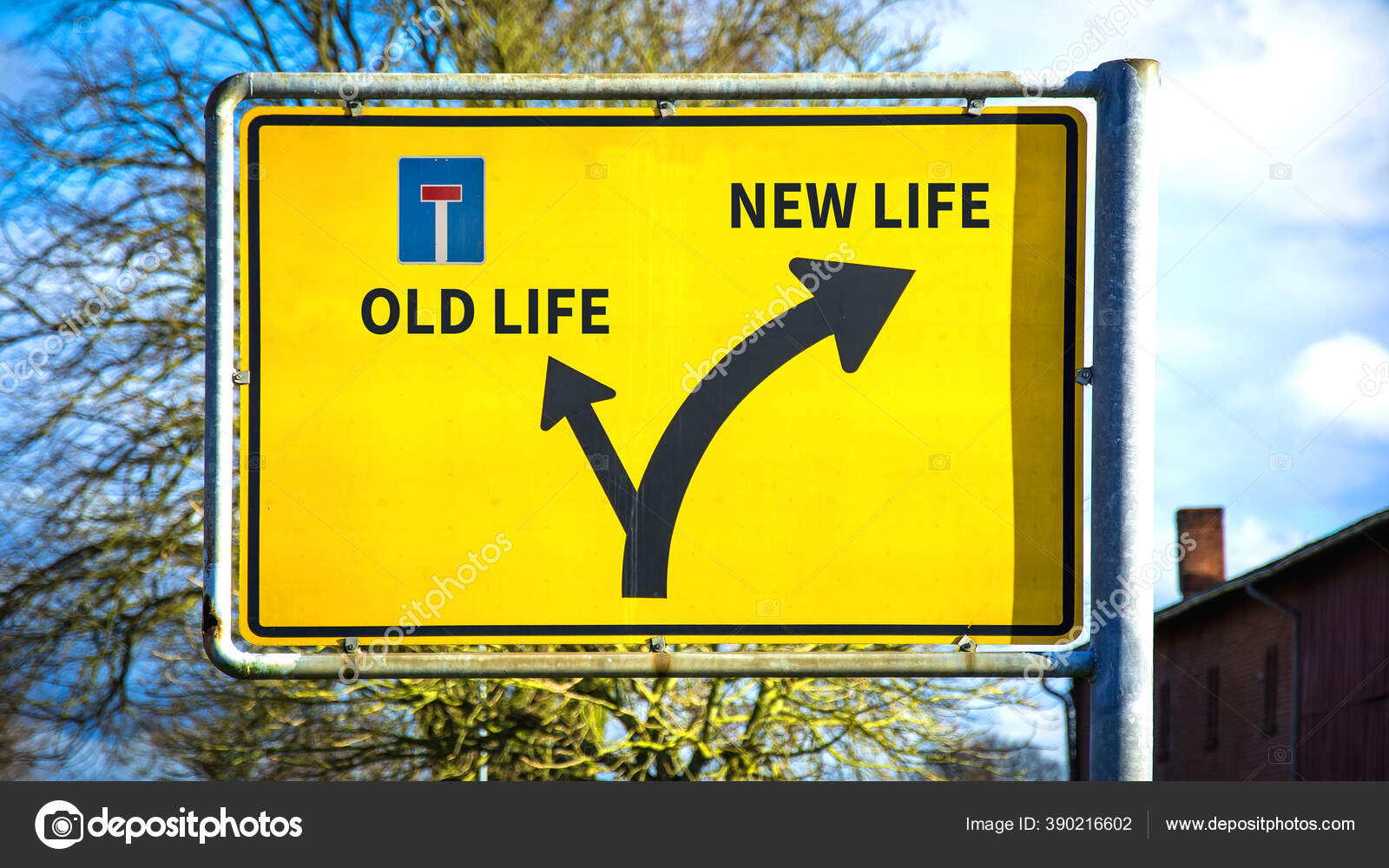 Life Direction Sign