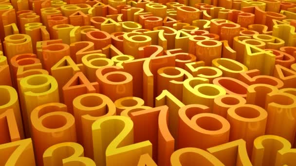 Background Numbers Abstract Background Loop Created Animation — Stock ...