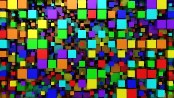 Background Boxes Abstract Background Loop Created Animation — Stock ...