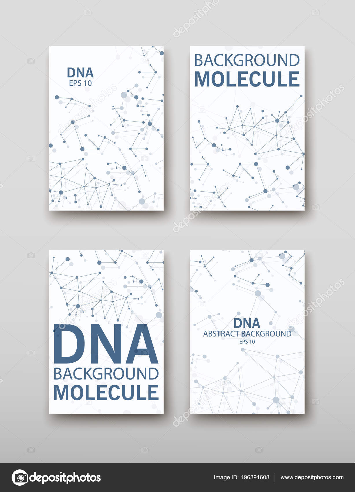 Poster Brochure Flyer Design Template Vector Dna Abstract Geometric ...