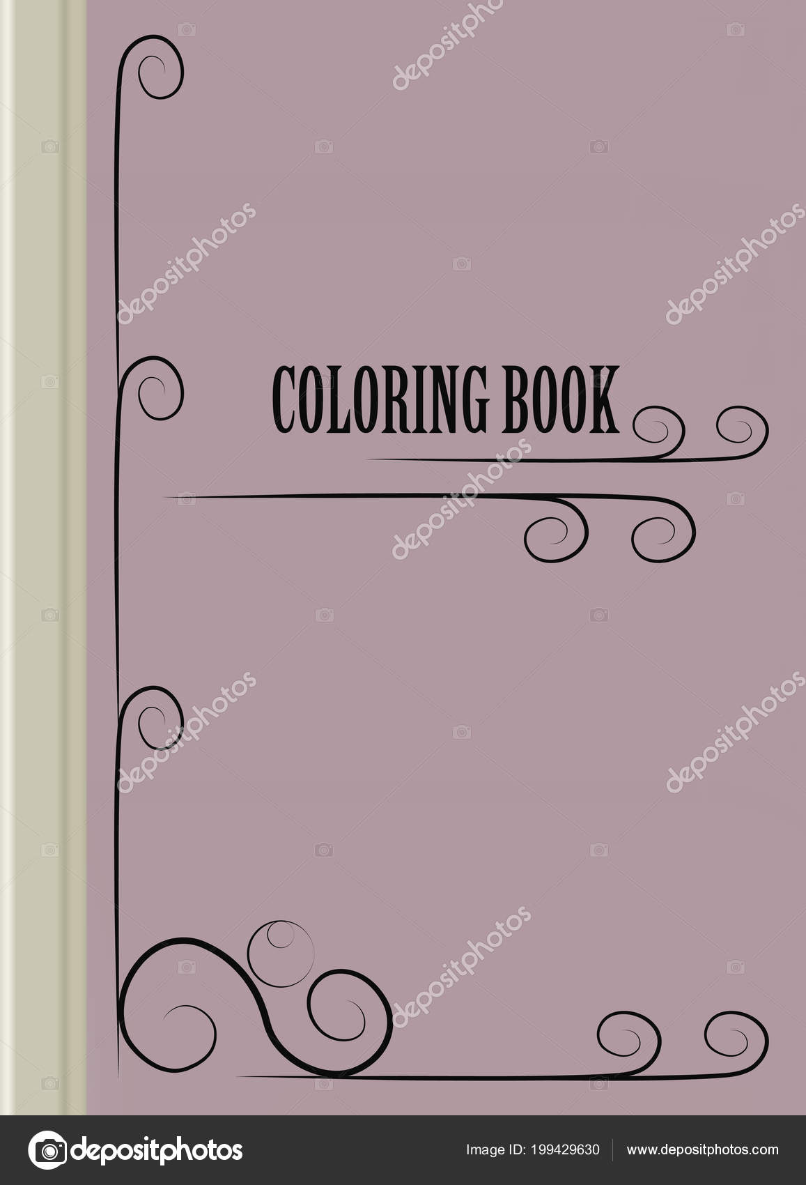 Poster Brochure Flyer Design Coloring Template Vector Leaflet Cover ...