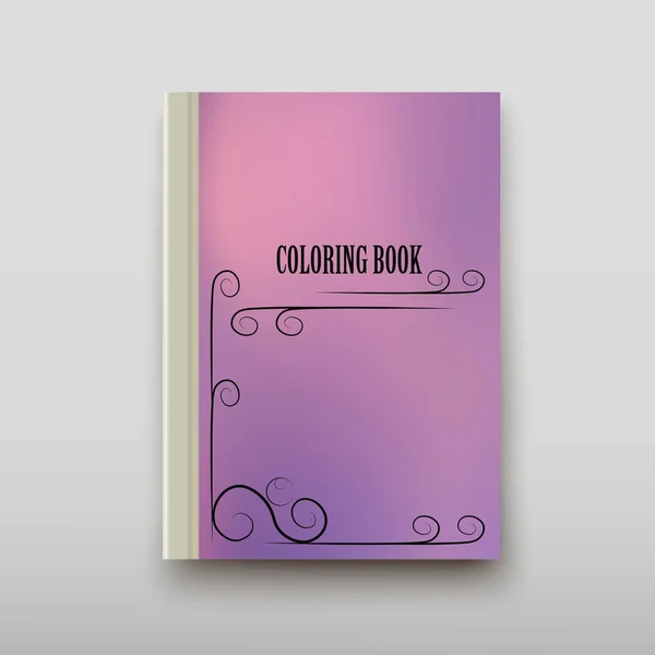 Poster Brochure Flyer Design Coloring Template Vector Leaflet Cover ...