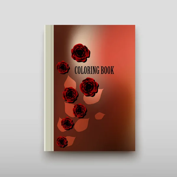 Poster Brochure Flyer Design Coloring Template Vector Leaflet Cover ...