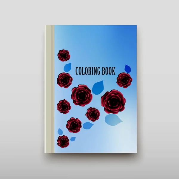 Poster Brochure Flyer Design Coloring Template Vector Leaflet Cover ...