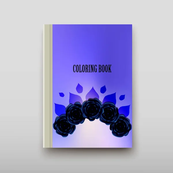 Poster Brochure Flyer Design Coloring Template Vector Leaflet Cover ...