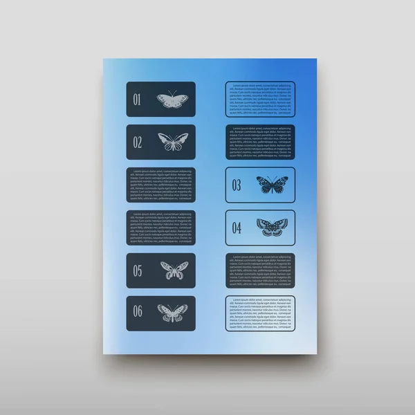 Poster Infografis Brosur Brosur Desain Statistik Mewarnai Vektor ...