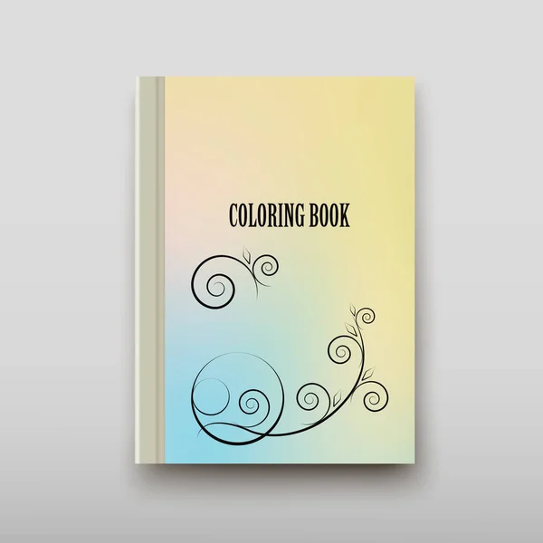 Poster Brochure Flyer Design Coloring Template Vector Leaflet Cover ...