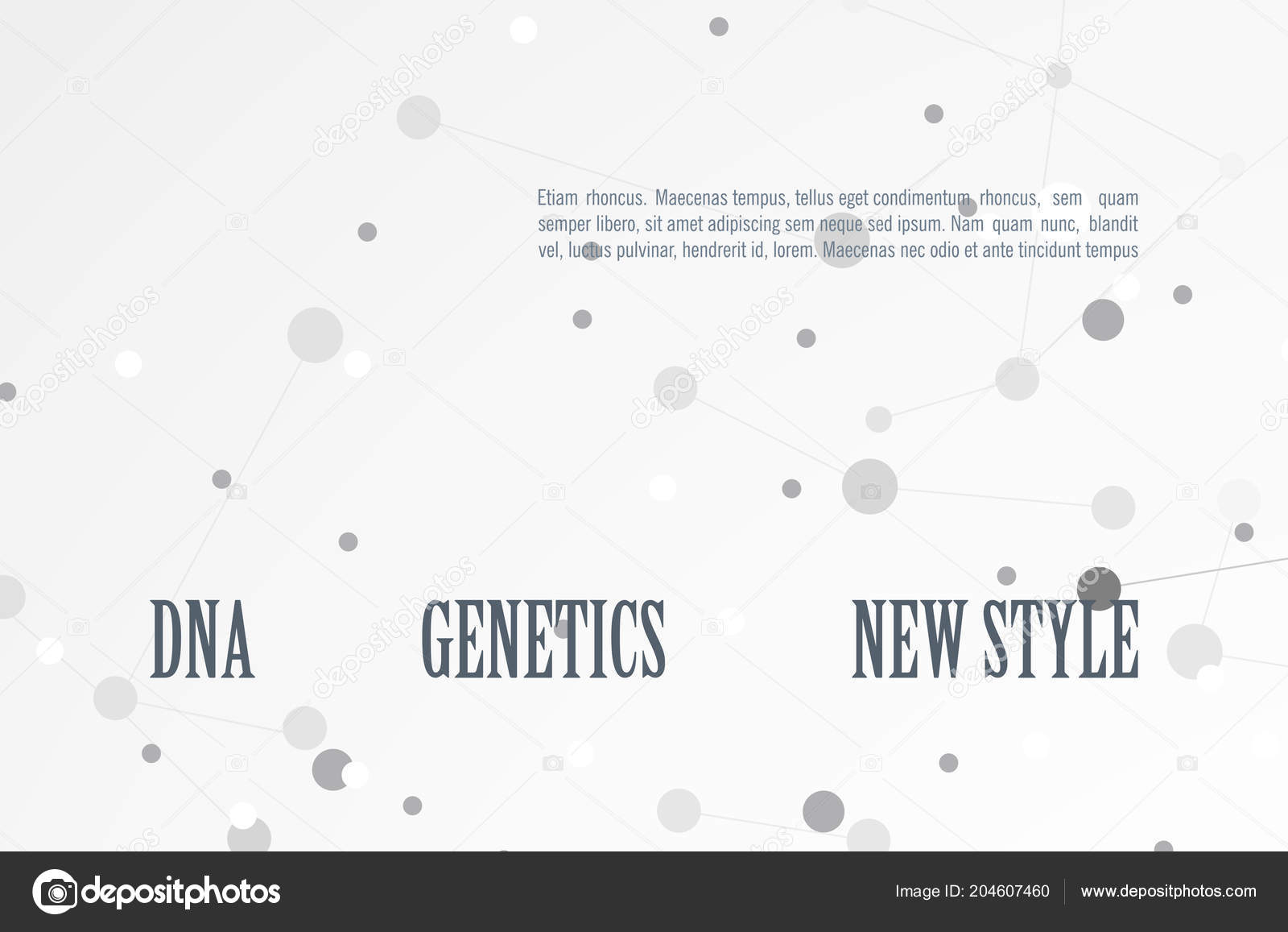 Poster Brochure Flyer Design Template Vector Dna Abstract Geometric ...