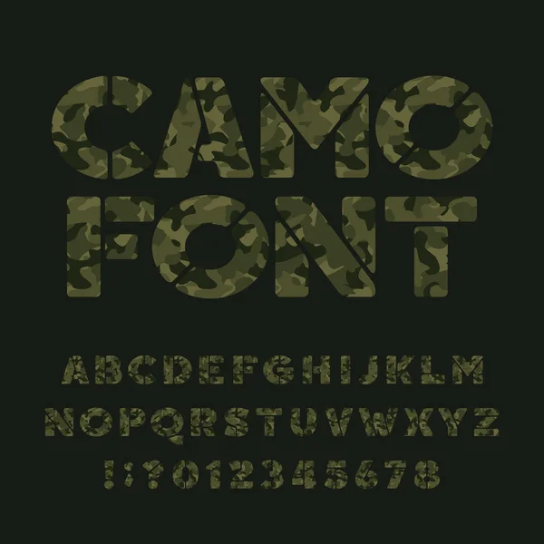 Fonte letra militar imágenes de stock de arte vectorial | Depositphotos