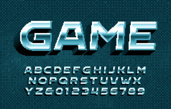 Game alphabet imágenes de stock de arte vectorial | Depositphotos
