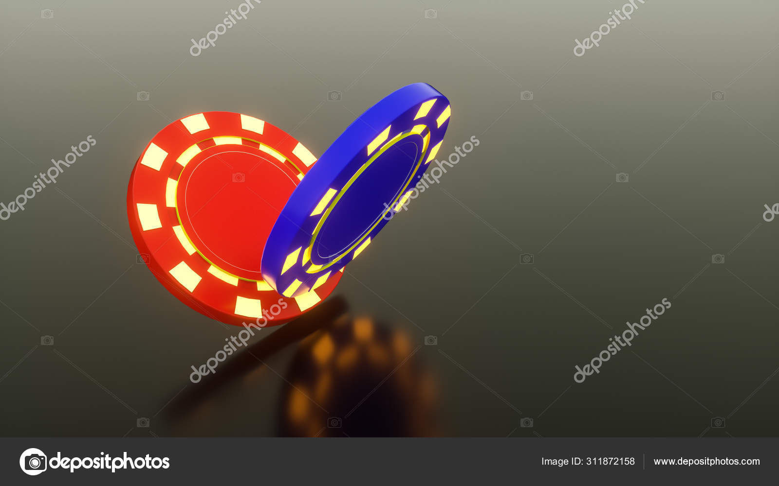 Modelos tridimensionales de chips sobre un fondo oscuro. 3d rende ...