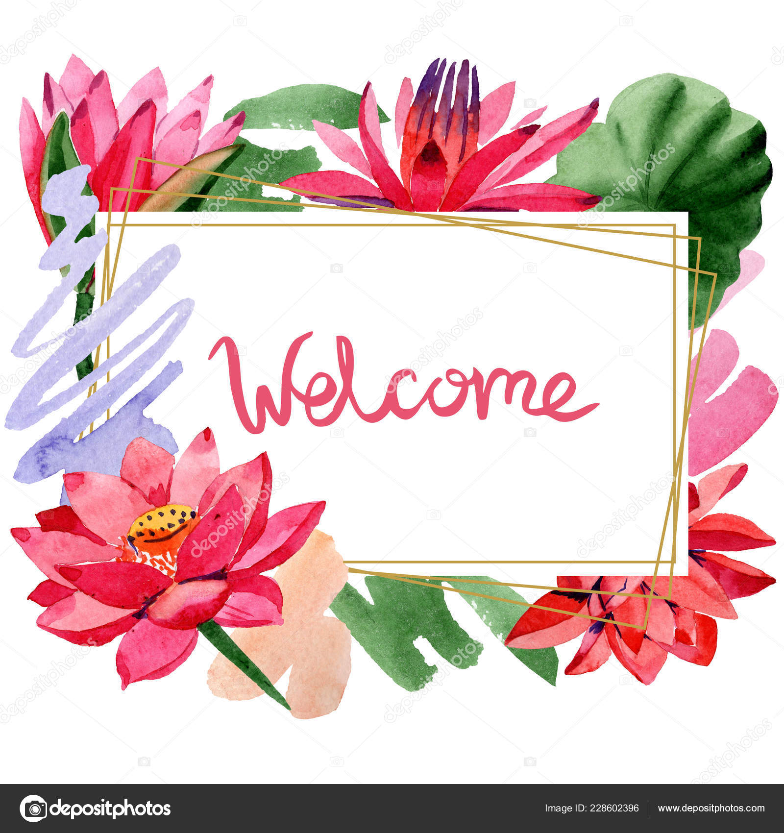 Welcome Images With Flowers