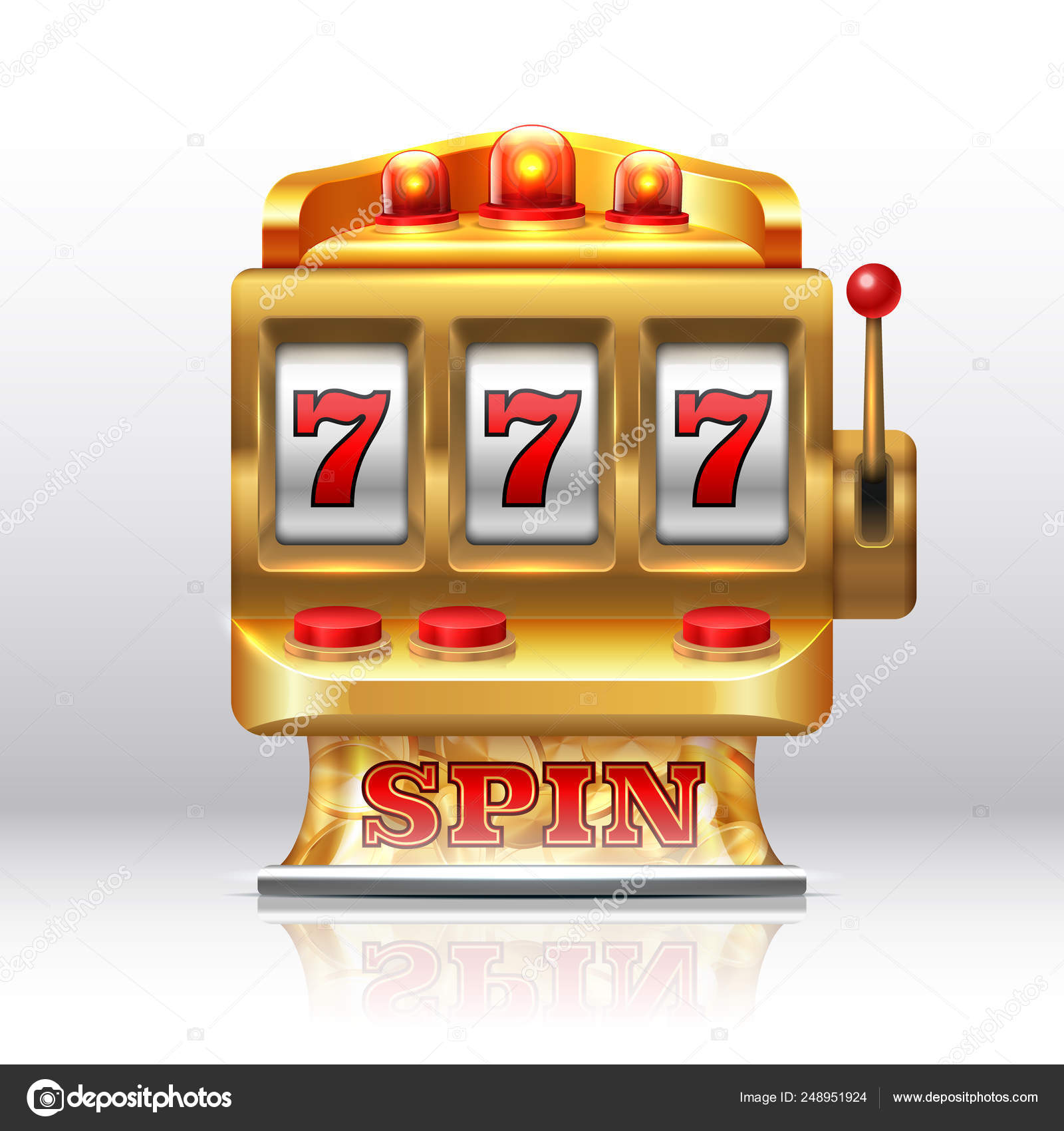 777 jackpot slot machine. Golden casino spin, isolated gambling prize ... 777 jackpot slot machine. Golden casino spin, isolated gambling prize ...