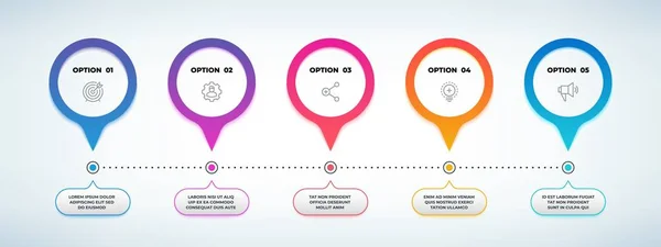 Process diagram. Flowchart graphic template, evolution sequence ...