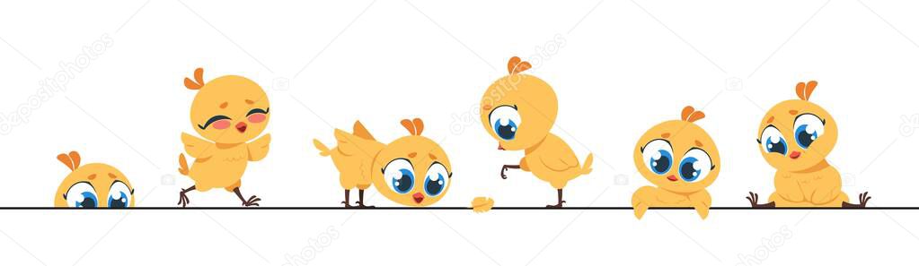 Baby chick Vector Art Stock Images | Depositphotos