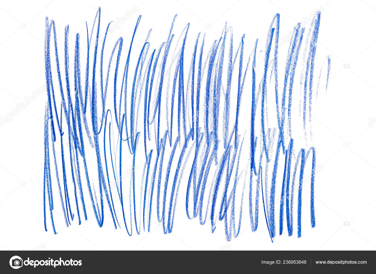 Abstract Hand Drawn Blue Color Pencils Backgrounds Stock Photo by ...