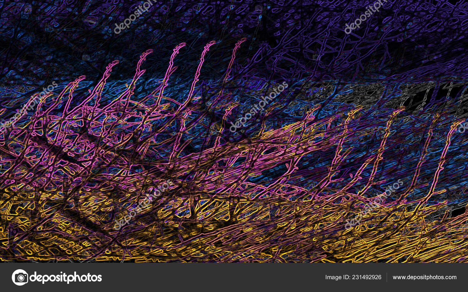 Painting Abstract Background Lined Structures Digital Art — Stock Photo ...