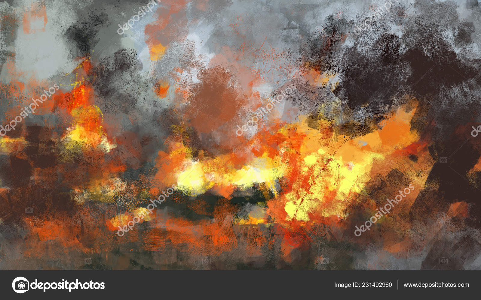 Fire Abstract Art