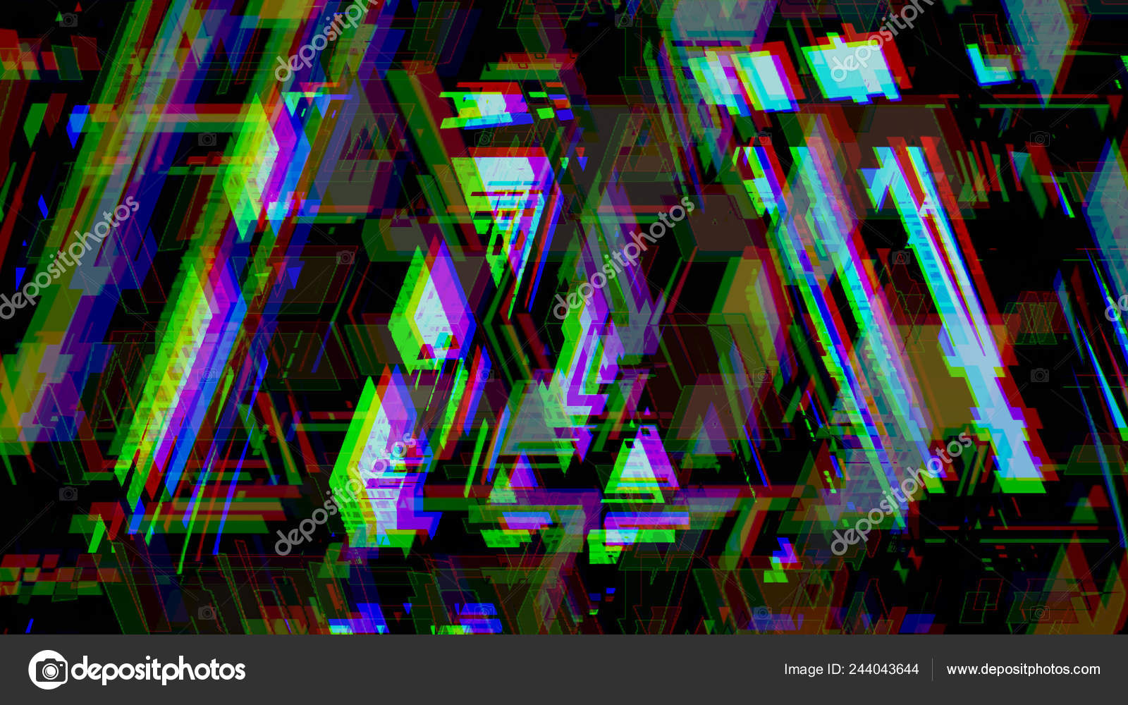 Abstract Illustration Digital Terrain Background Stock Illustration by ...