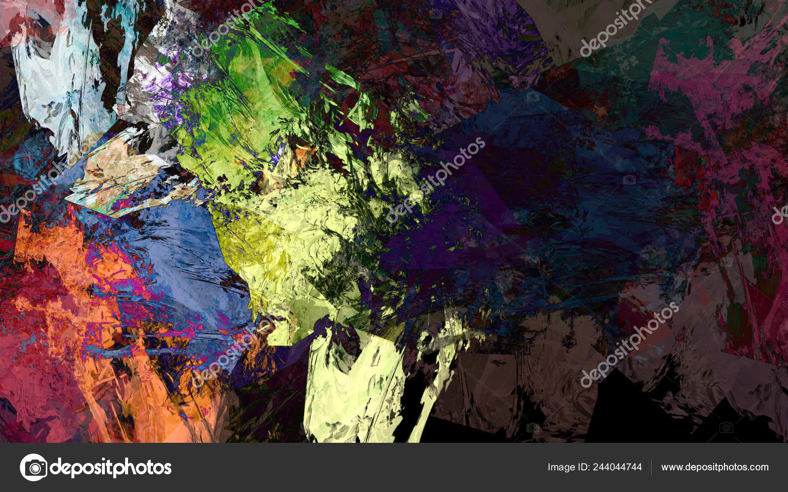 Digital Abstract Illustration Terrain Background Stock Photo by ...