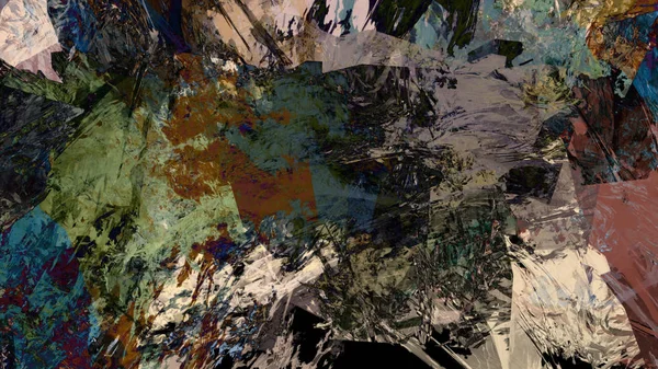 Colorful Abstract Terrain Background Digital Art Stock Photo by ...