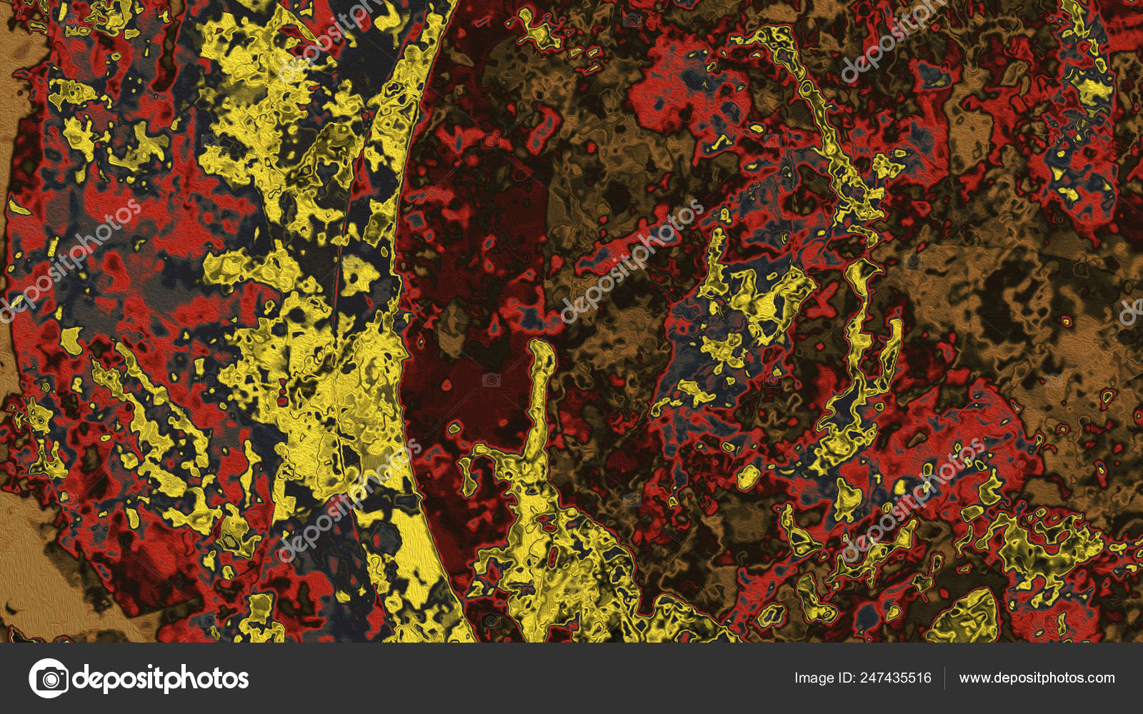 Digital Terrain Surface Rust Movement Colorful Illustration — Stock ...