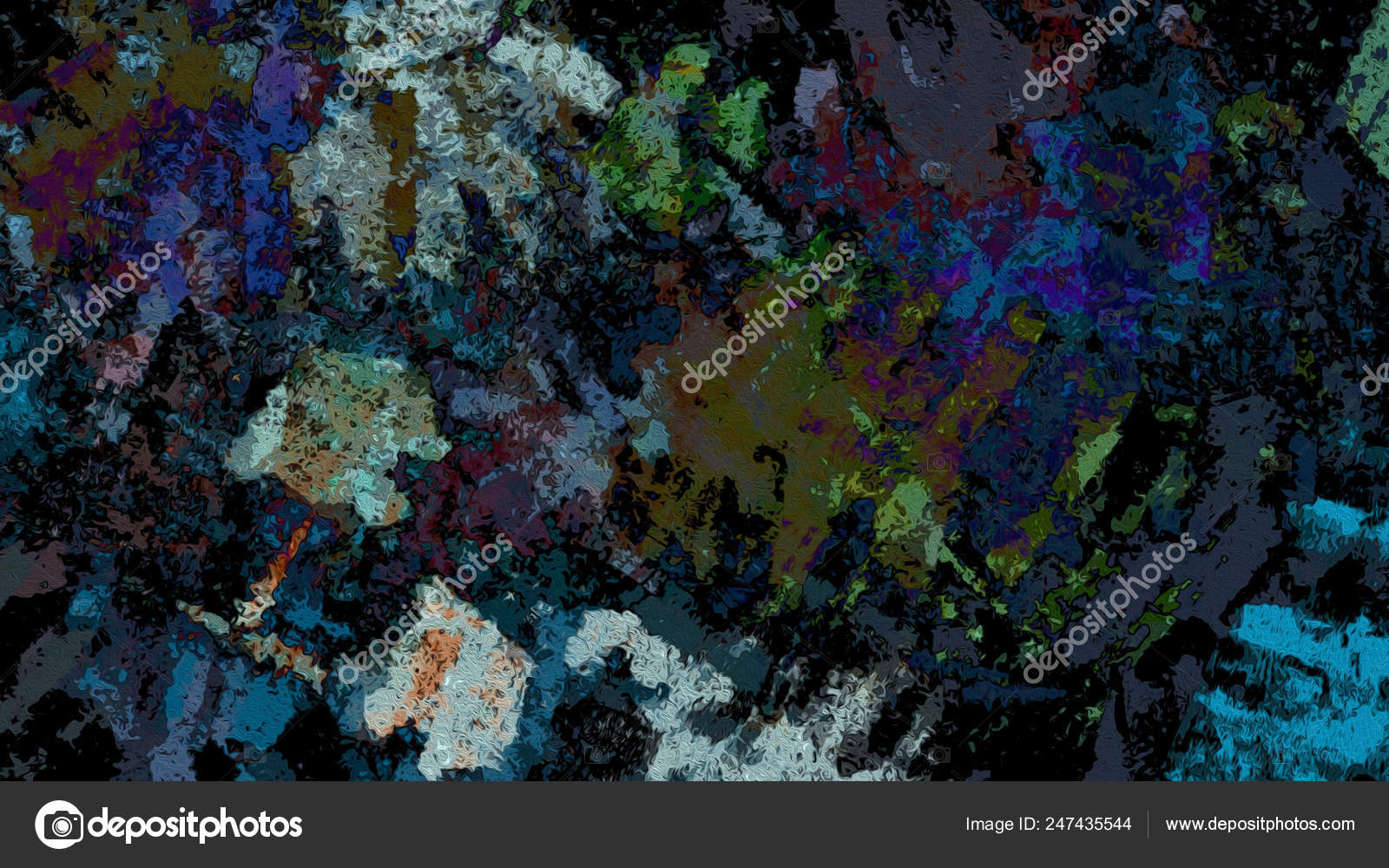 Digital Terrain Surface Rust Movement Colorful Illustration Stock Photo ...