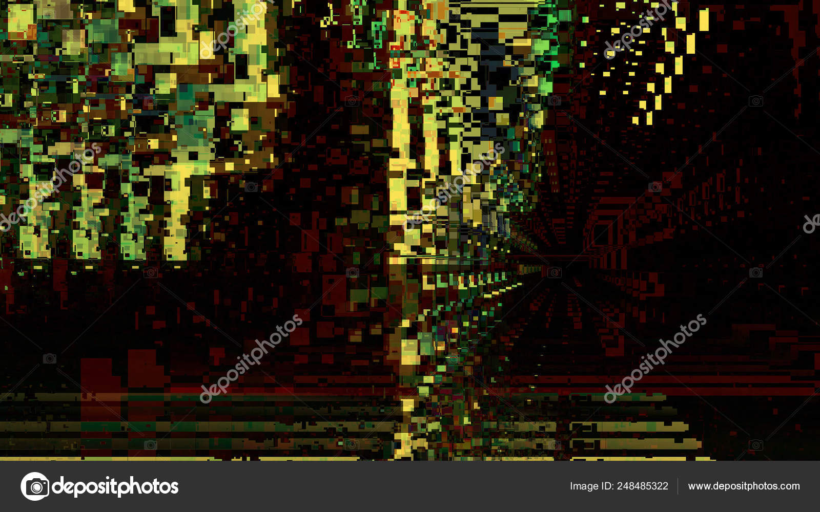 Geometric Abstract Background Concept Digital Art — Stock Photo ...