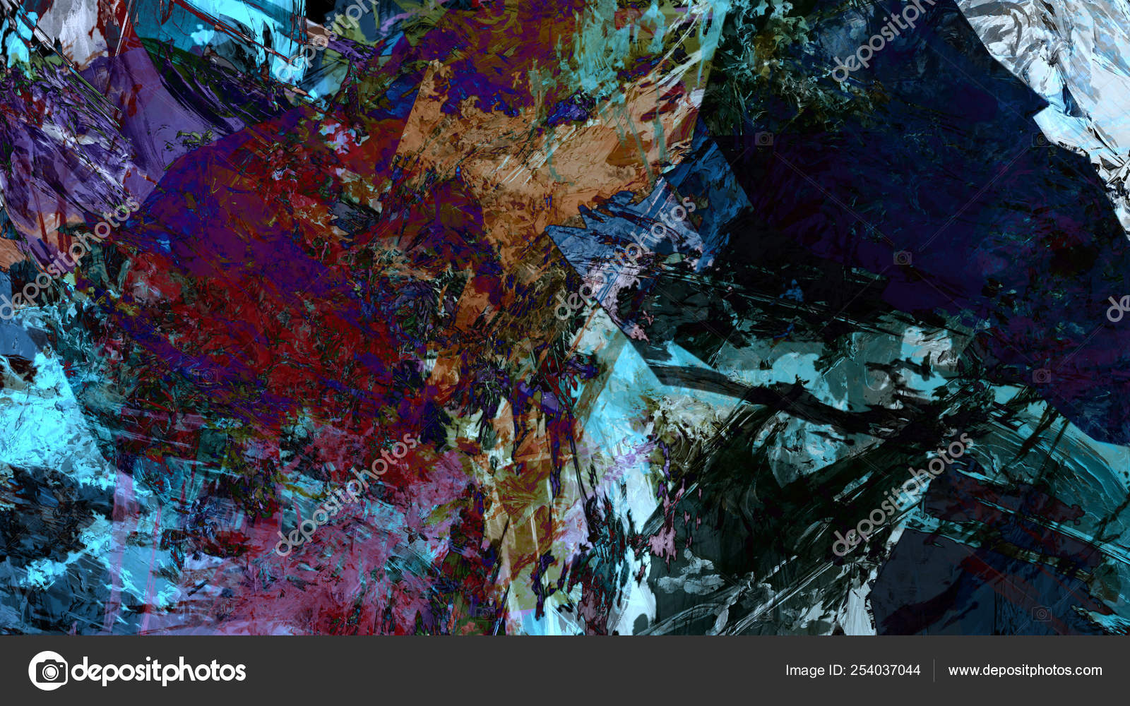 Illustration Terrain Abstract Texture Background Digital Art Stock ...