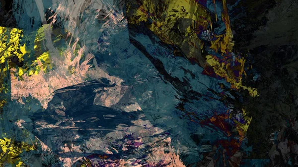 Colorful Abstract Terrain Background Digital Art Stock Photo by ...