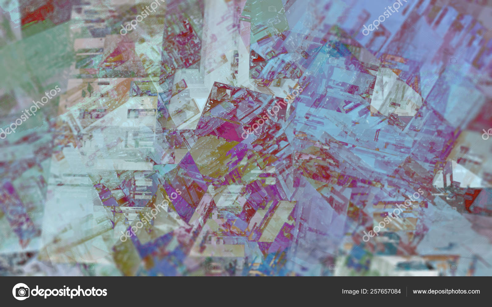 Colorful Abstract Terrain Background Digital Art Stock Photo by ...