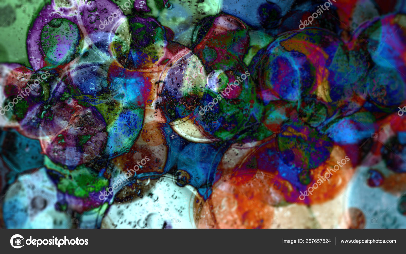 Colorful Abstract Terrain Background Digital Art Stock Photo by ...