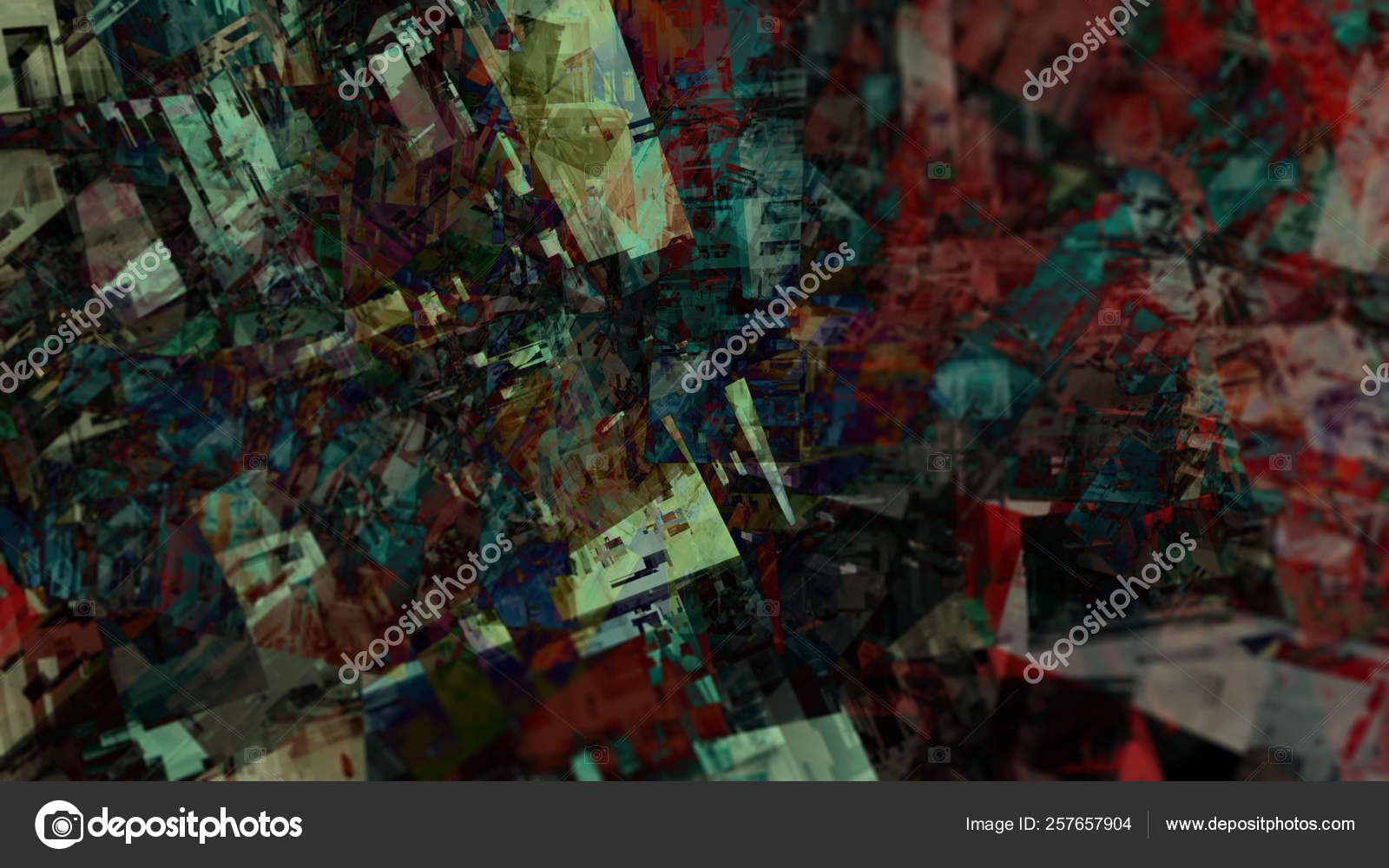 Creative Abstract Terrain Background Digital Art — Stock Photo ...