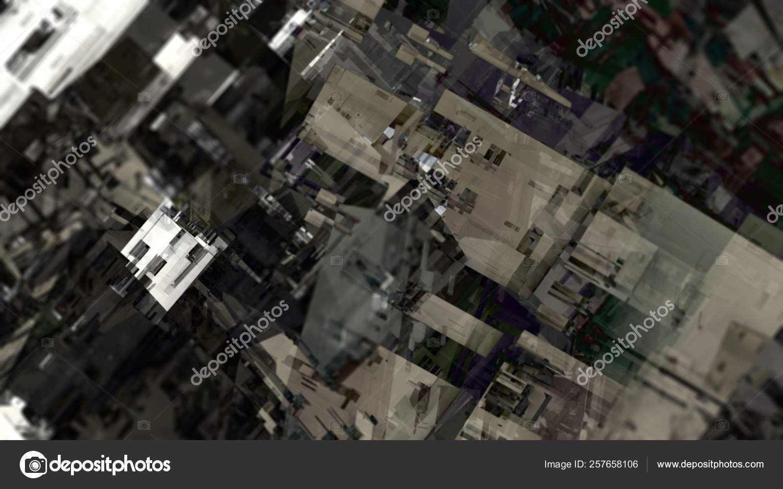 Creative Abstract Terrain Background Digital Art Stock Photo by ...