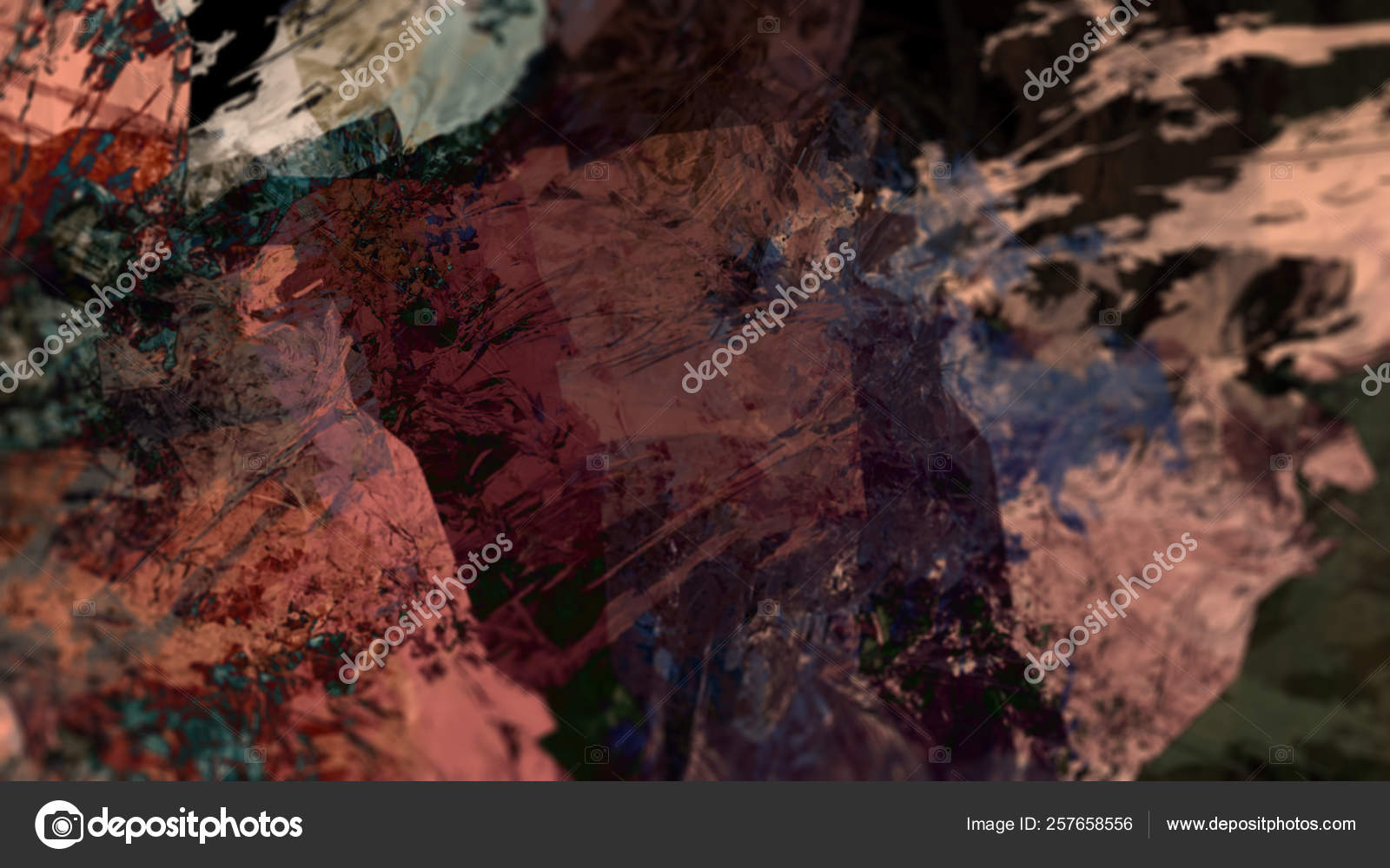 Colorful Abstract Terrain Background Digital Art Stock Photo by ...