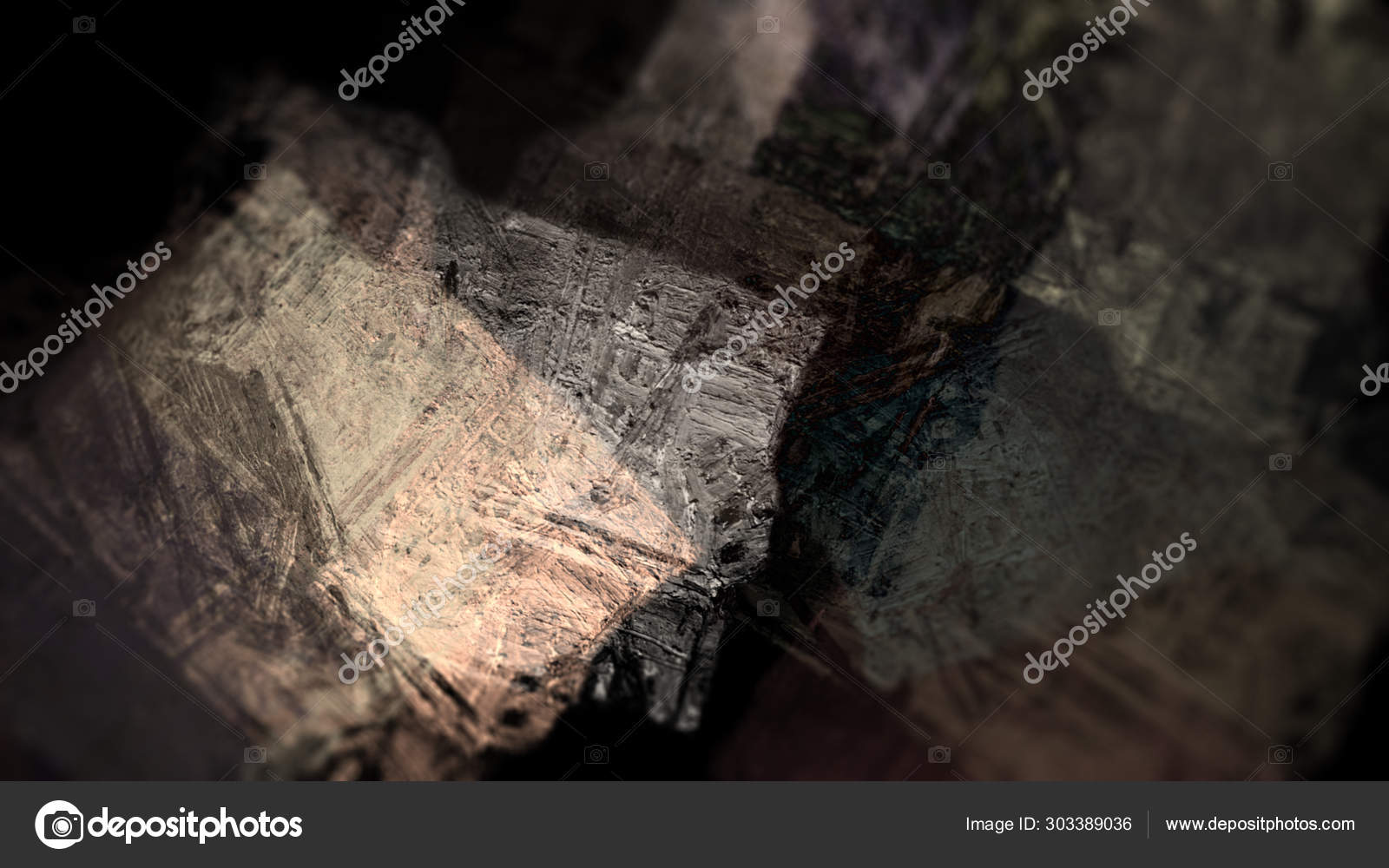 Abstract Geologic Rocks Nature Texture Digital Painting Stock Photo by ...