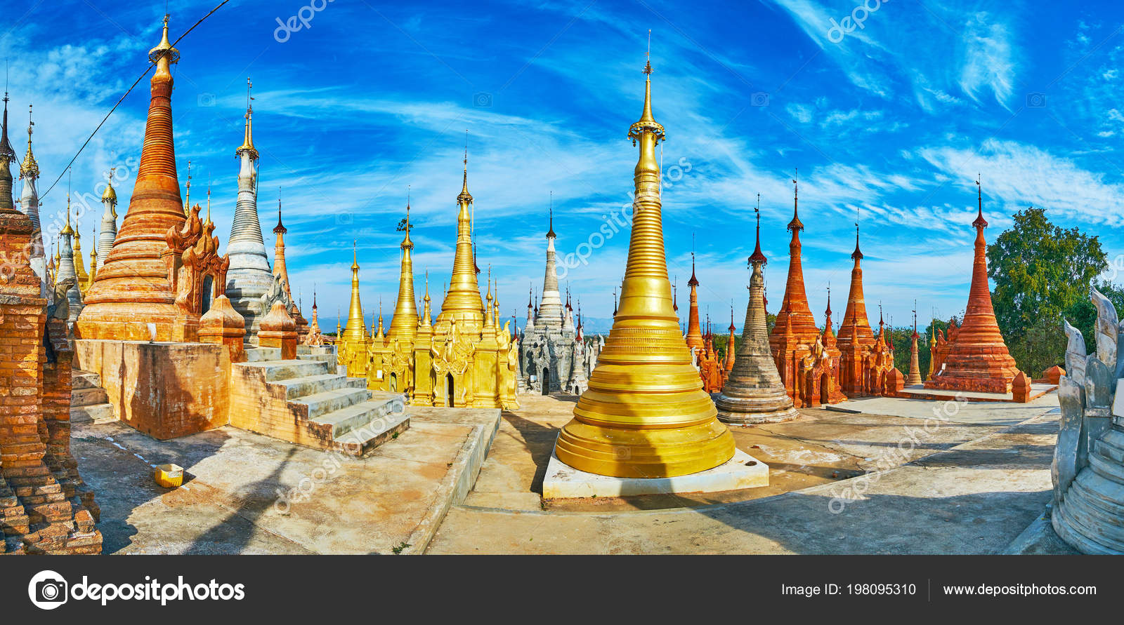 Archaeological Complex Nyaung Ohak Popular Tourists Buddhist Pilgrims ...