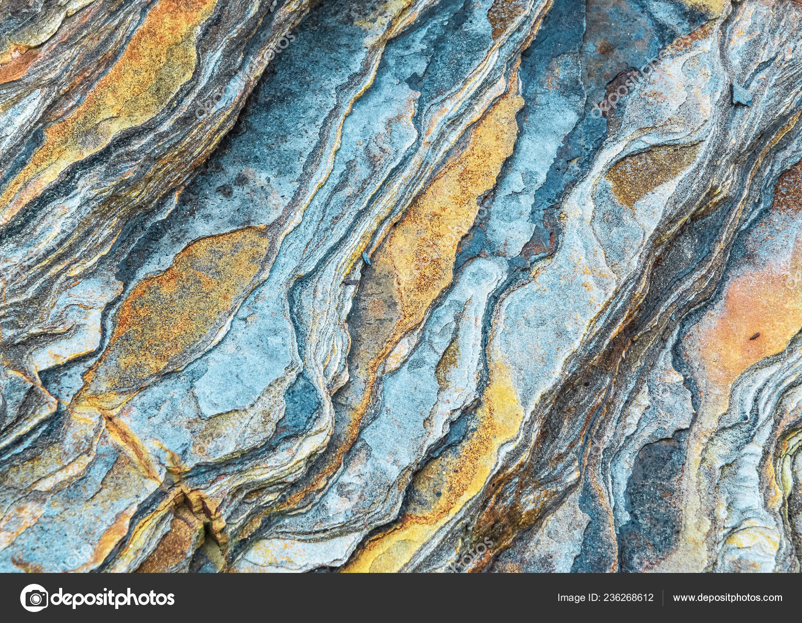 Rock Layers Colorful Formations Rocks Stacked Hundreds Years ...