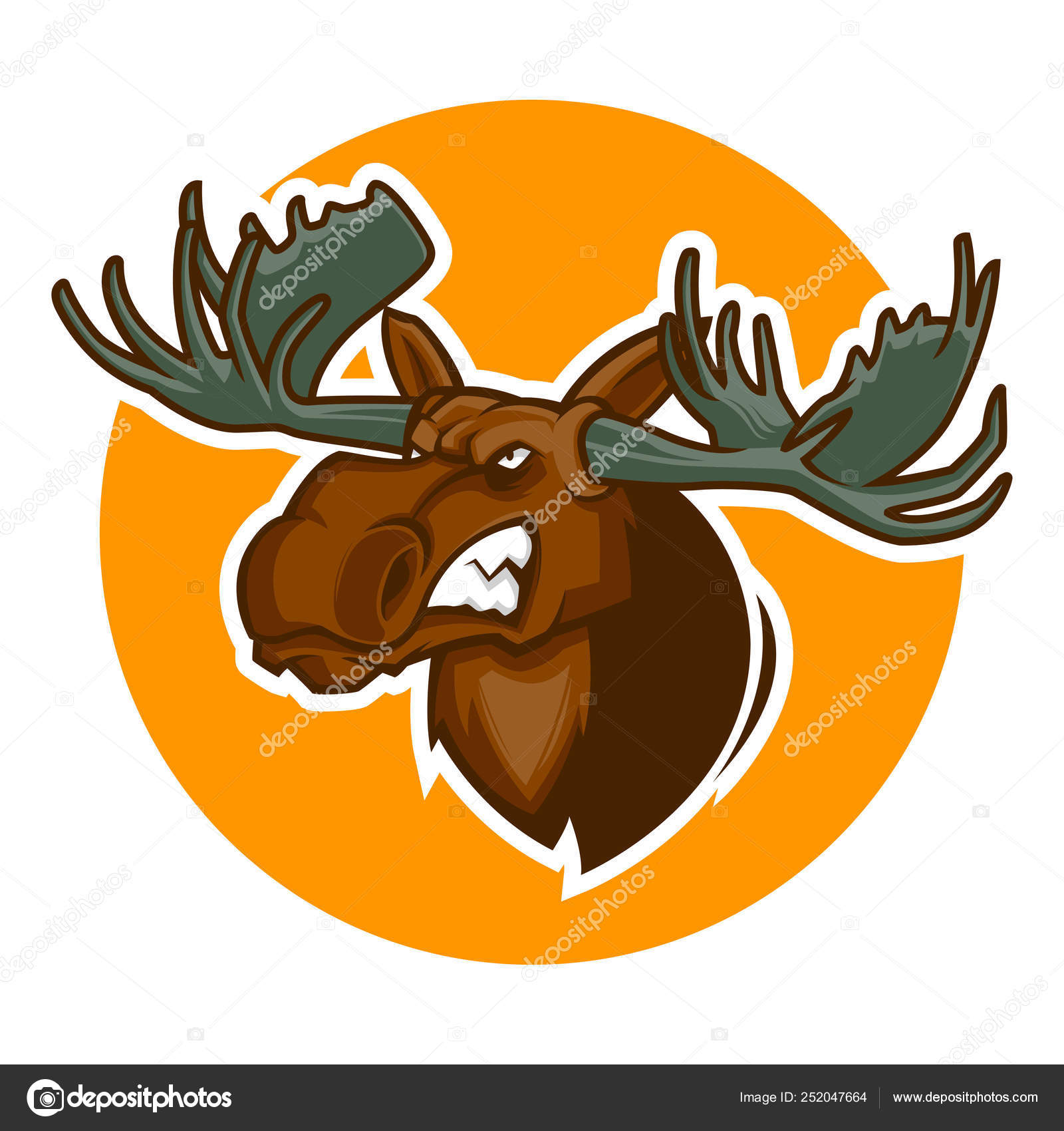 Angry Buck Drawing
