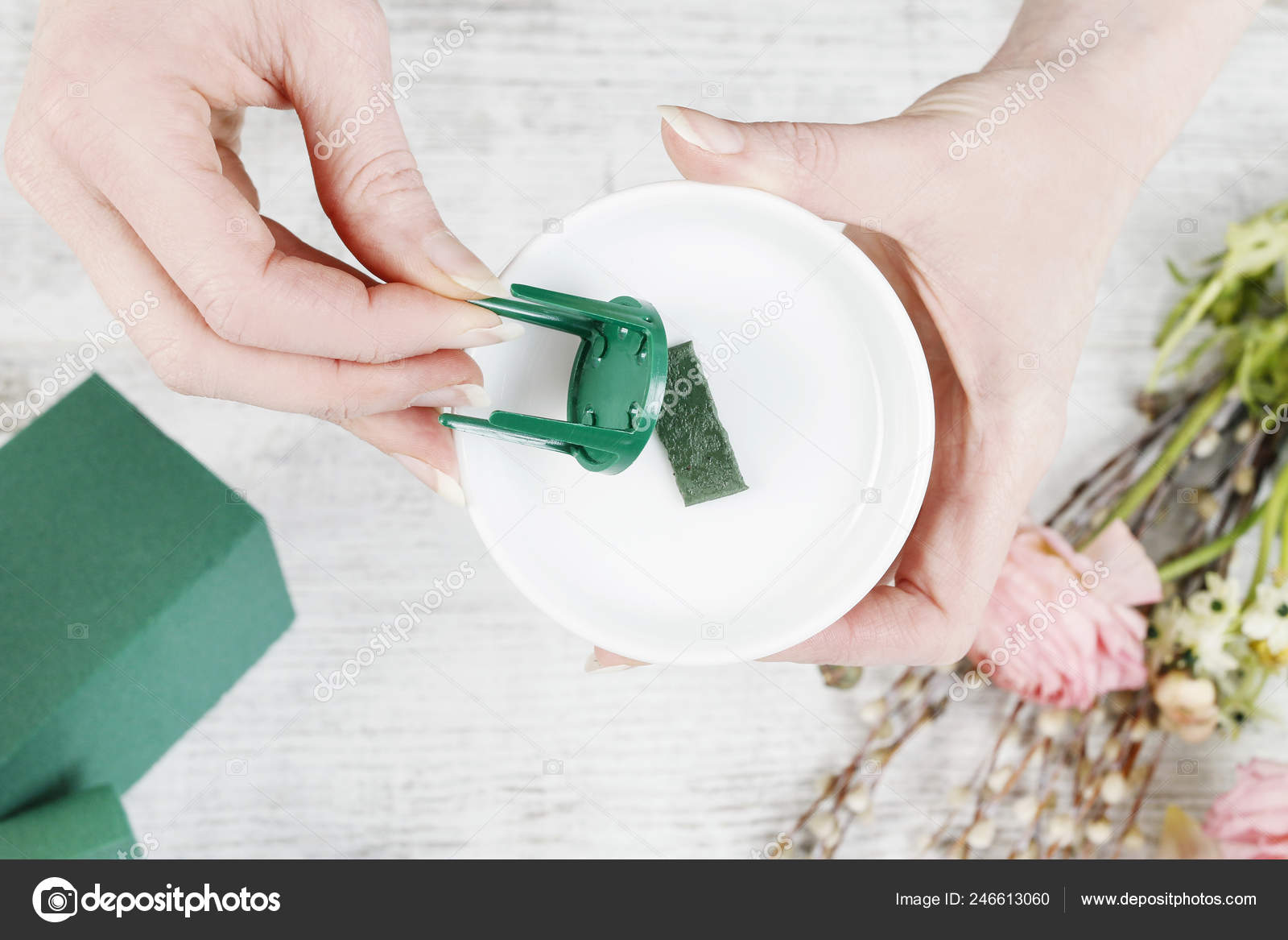 Florist Work How Make Simple Easter Floral Arrangement Arabian Star ...