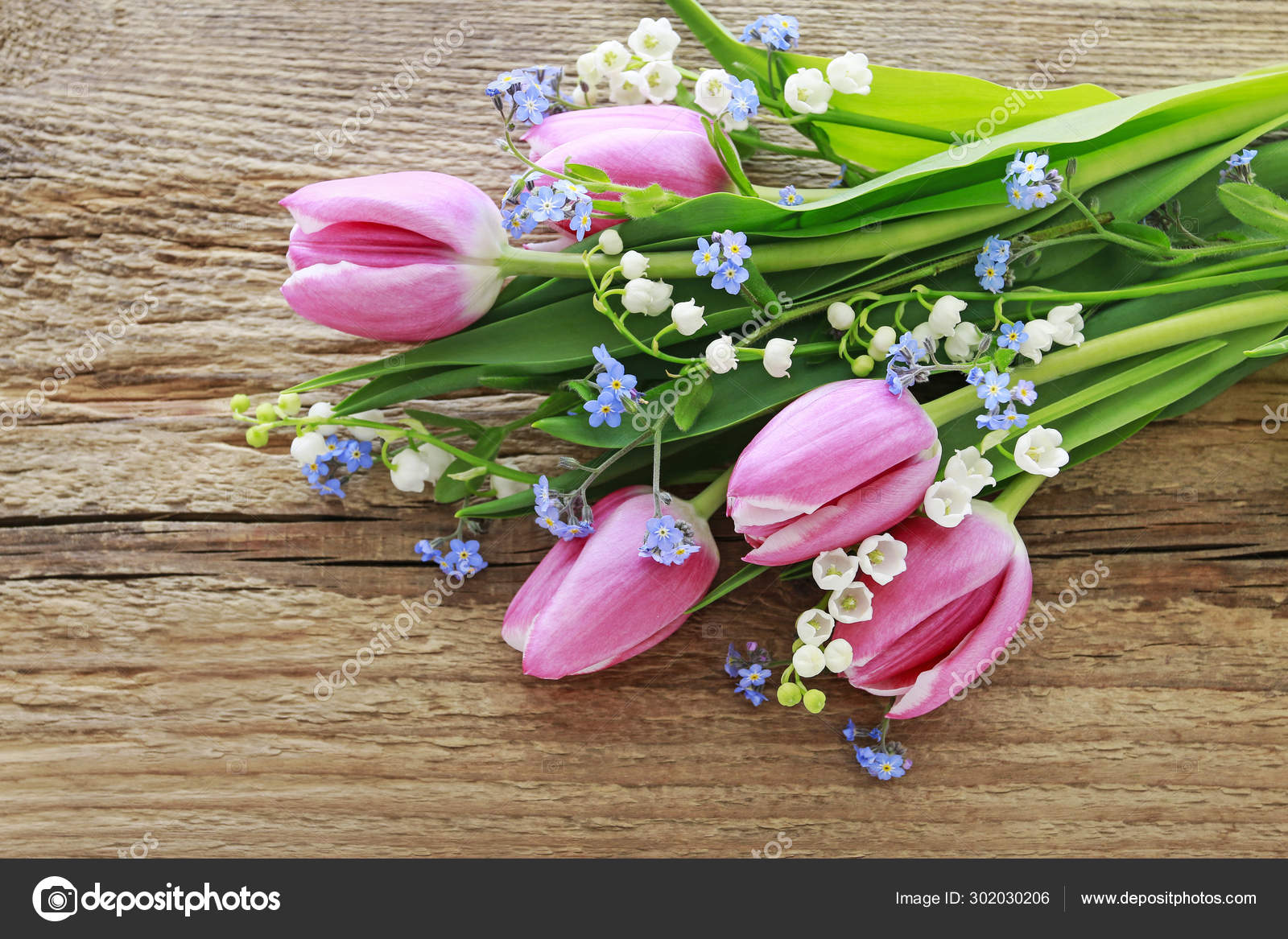Lily Of The Valley Forget Me Not Bouquet